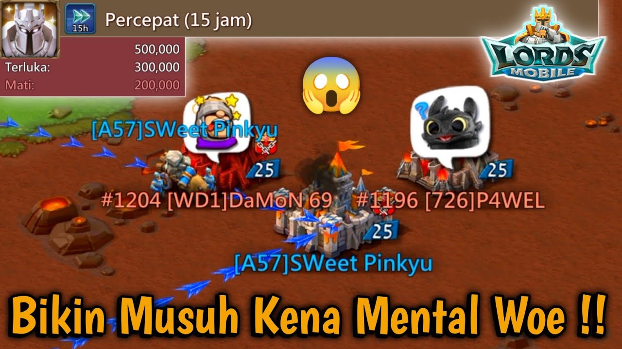 Titan Solo Akun Trap!! Pake 500K T5? Lords Bantai Auto Panik! Omagaa ...