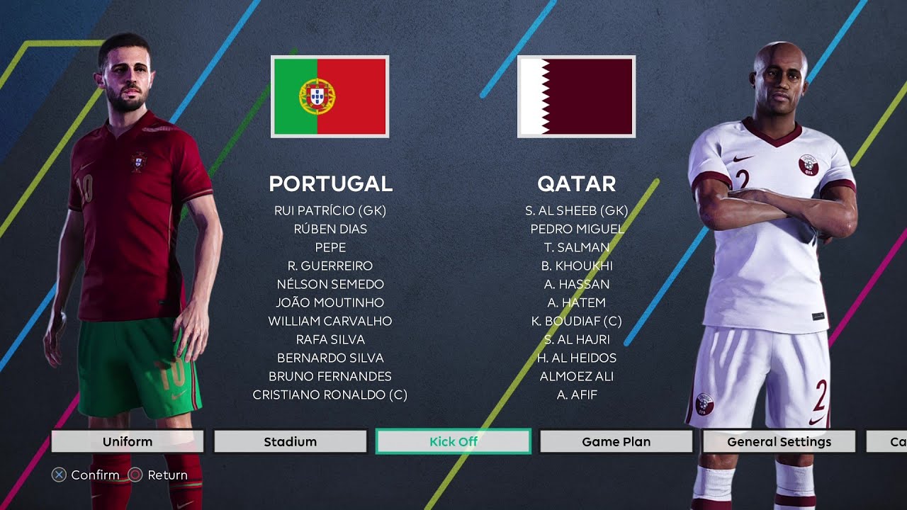 Portugal vs Qatar | Estadio Algarve | FIFA World Cup Qualifier Friendly ...