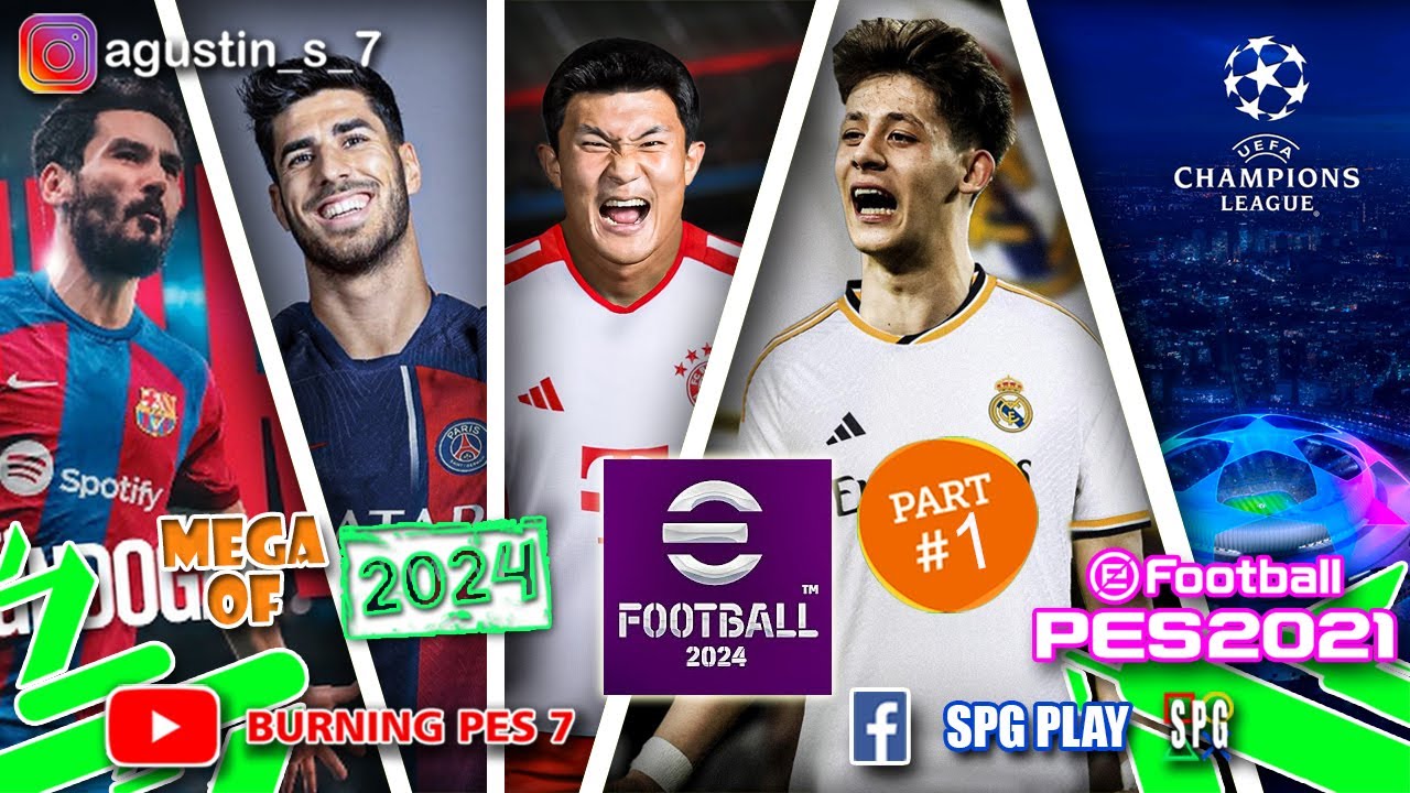 UPDATE EFOOTBALL 2024 PES 2021 NEXT SEASON PATCH ACTUALIZADO V3 OPTION ...