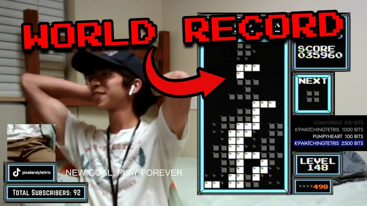 First Ever Level 148 in NES Tetris (World Record) - YouTube