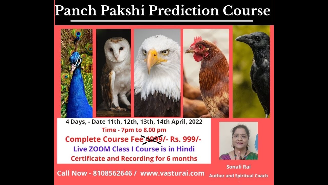 Panch Pakshi Prediction Course by Sonali Rai - YouTube