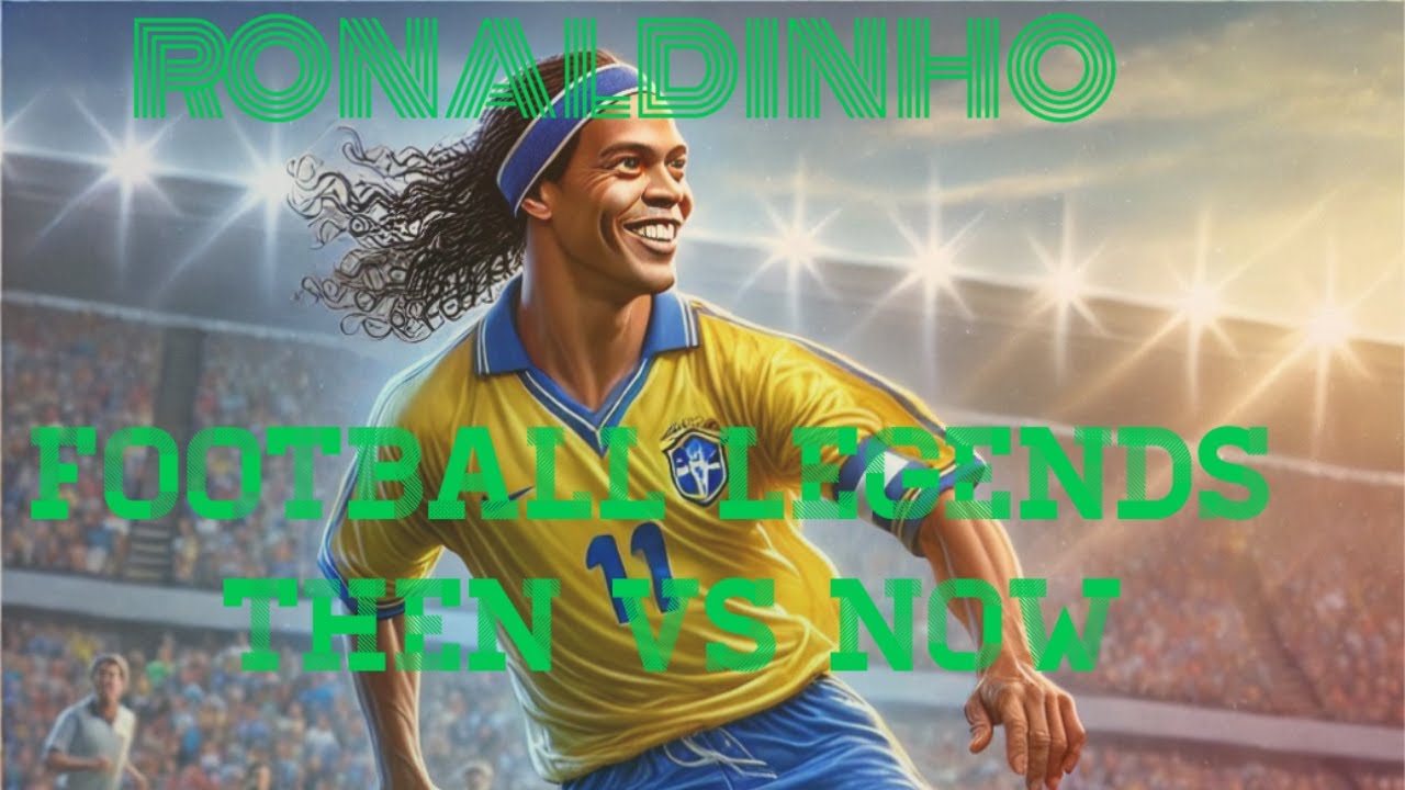 Football Legends Then and Now Part 1 - Ronaldinho - YouTube