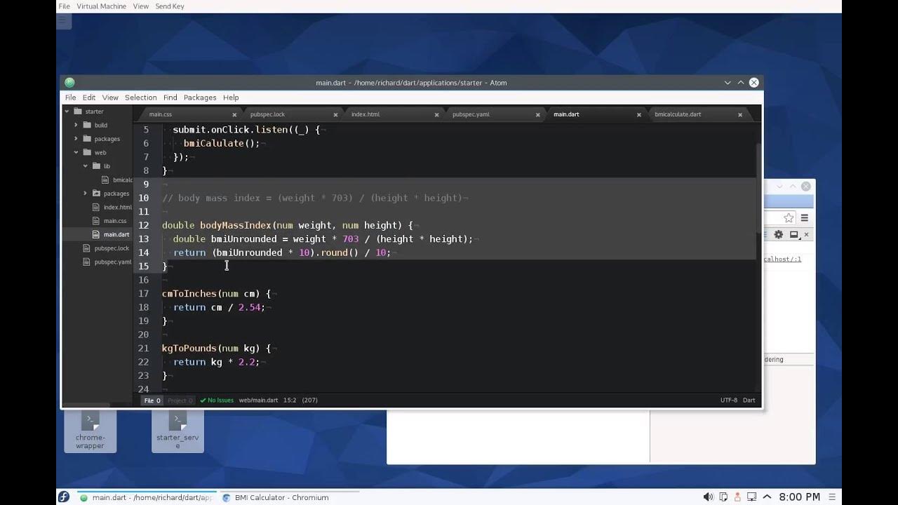 Dart Web Programming for Beginners: 15 Refactoring the BMI Calculator - YouTube