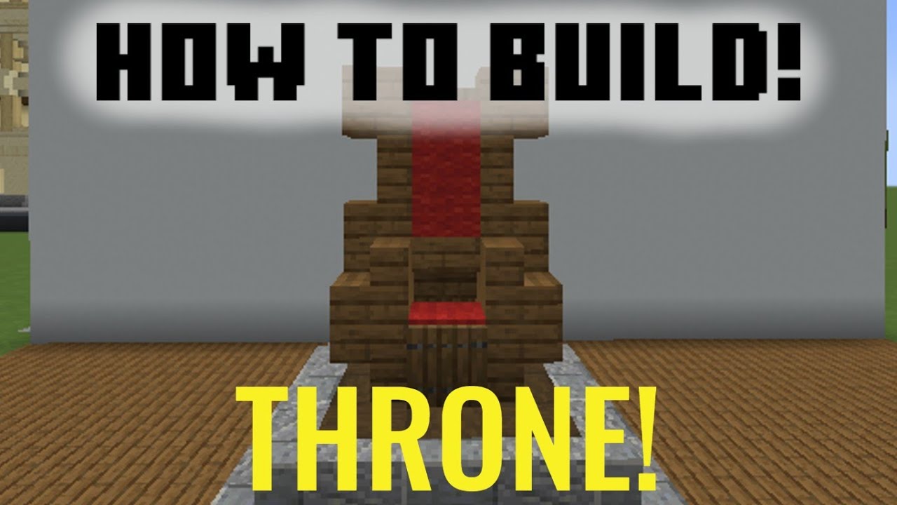 Throne Tutorial :: Minecraft Tutorial - YouTube