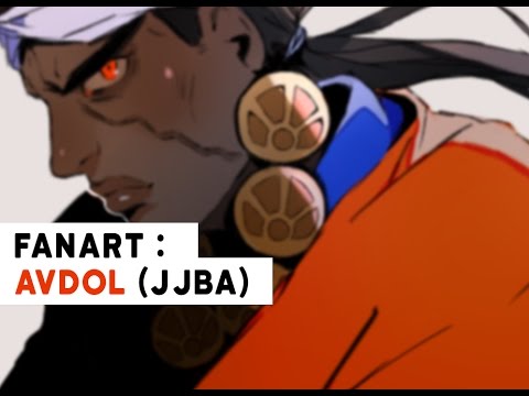 TIMELAPSE / FANART : AVDOL (JJBA) - YouTube
