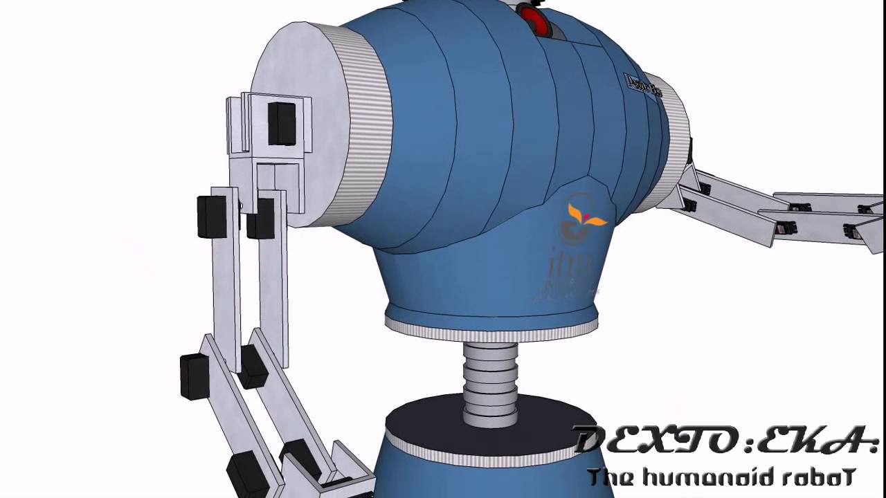 3D Design of Dexto:Eka: - The Humanoid Robot.mp4 - YouTube