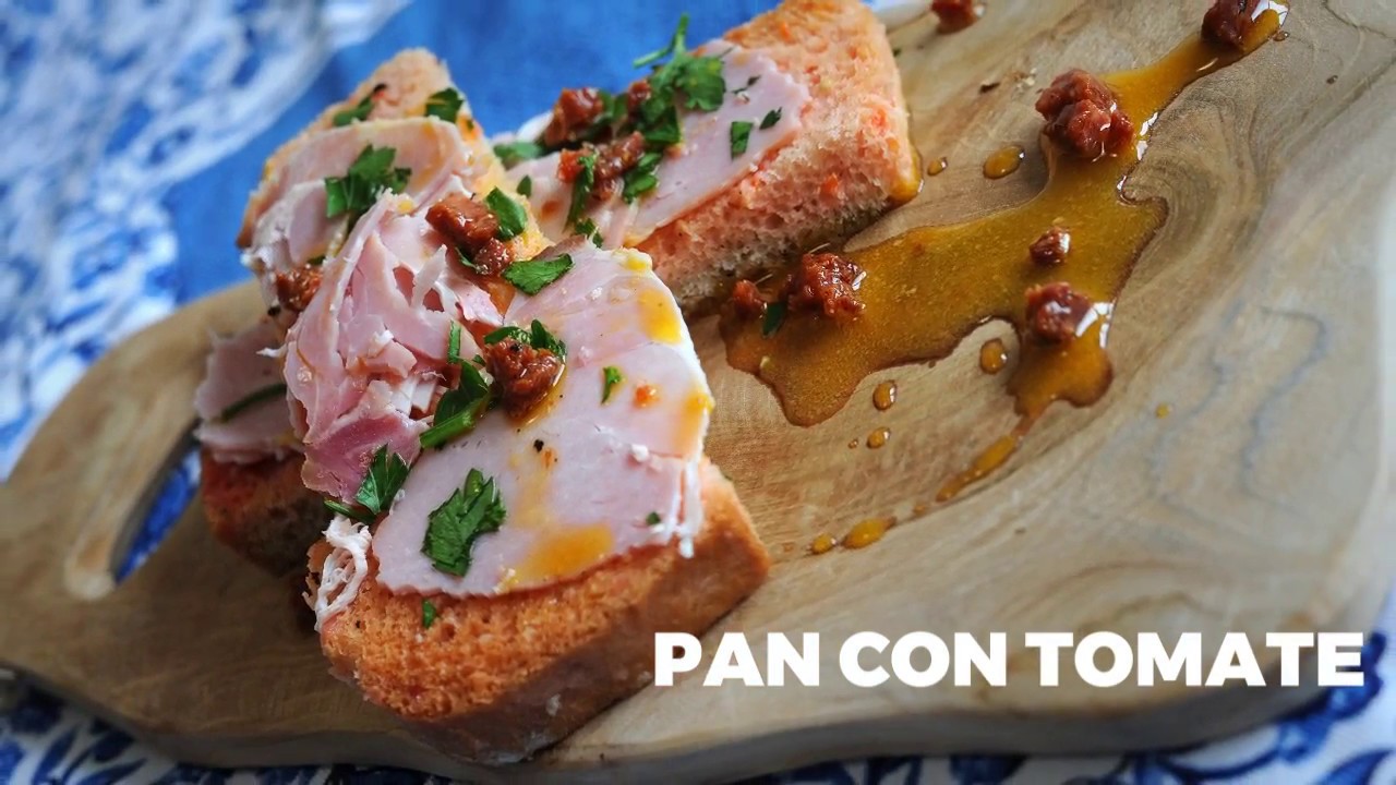 How to make Pan con tomate - YouTube
