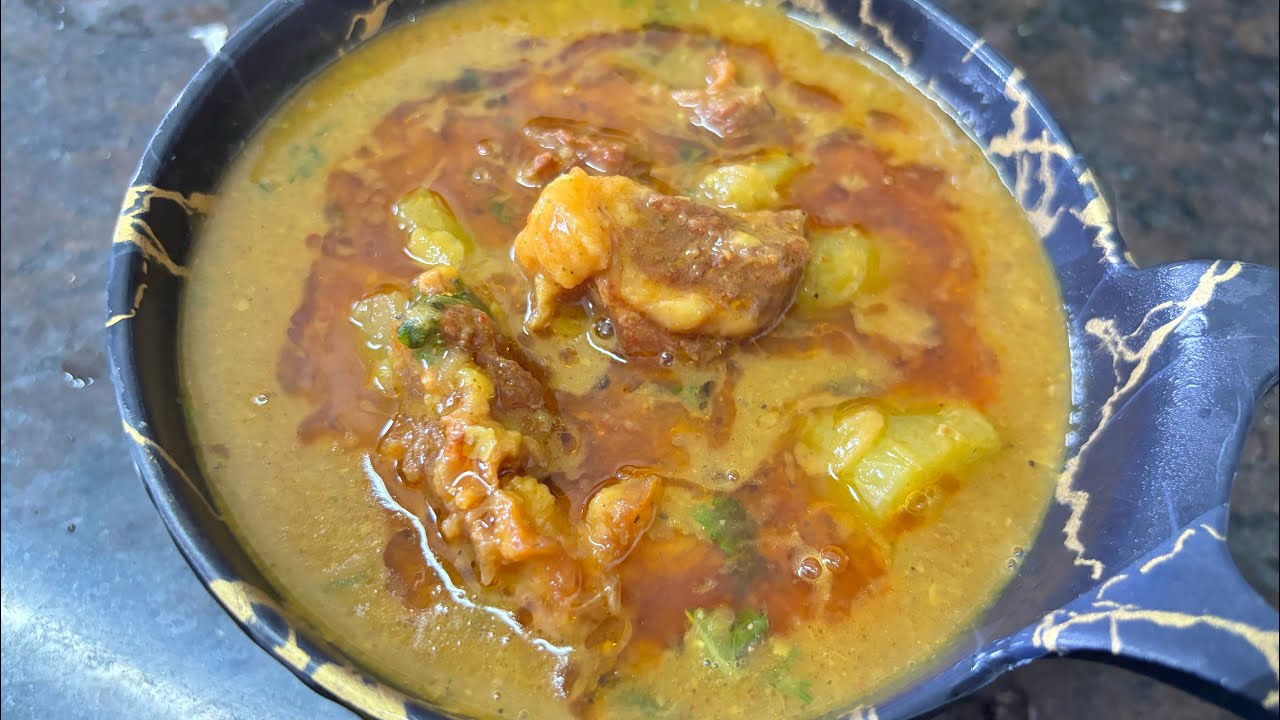 Dal Gosht recipe | Mutton dalcha with lauki / Cook with Meenaz - YouTube