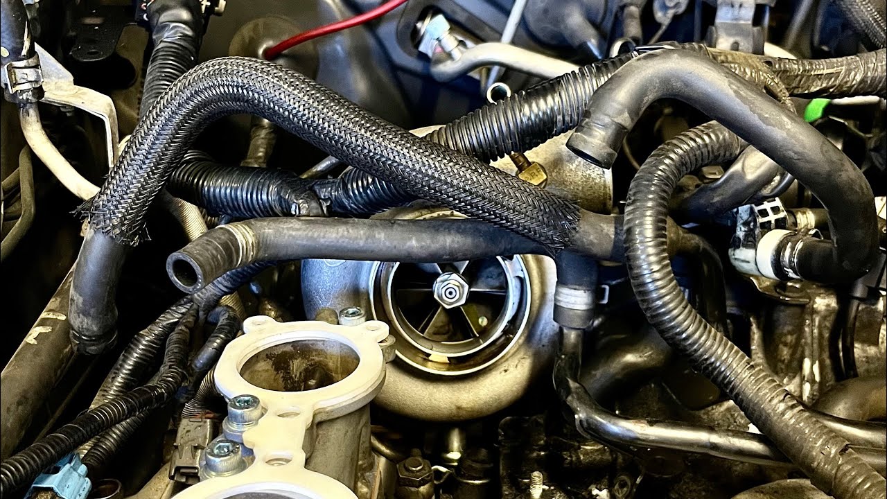 FP Red Stock Location Turbo Install in WRX Hatch! - Part 1 #20g - YouTube