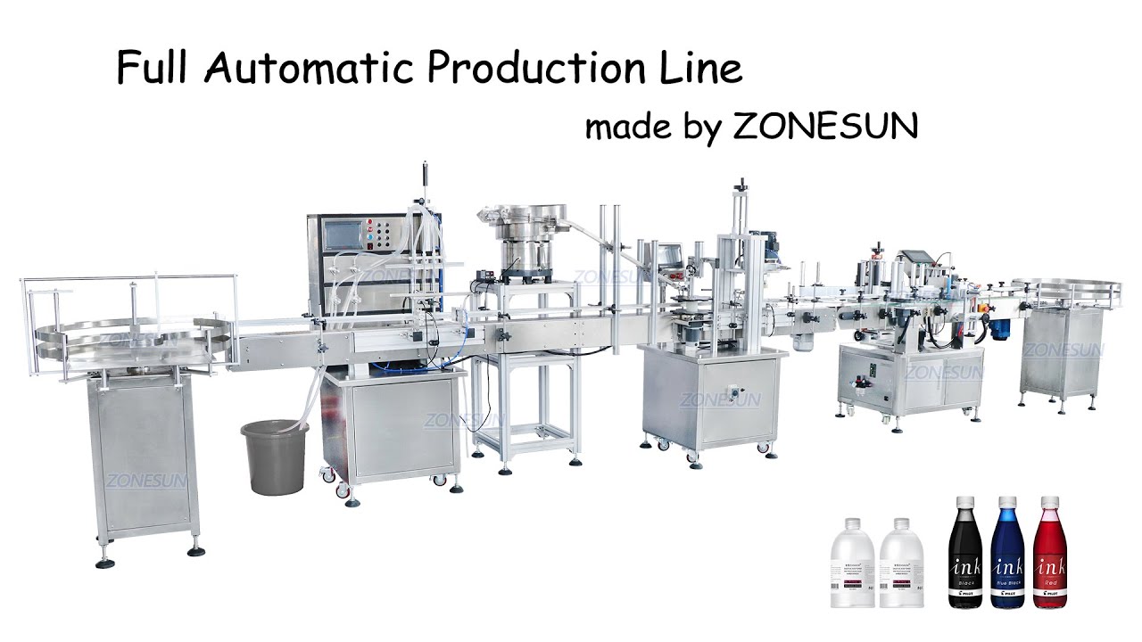 How To Use The Full Automatic Production Line - YouTube