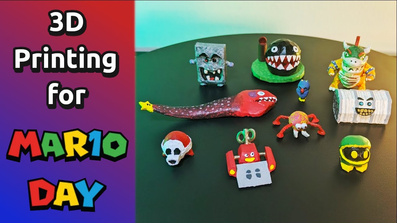 Let's 3D Print Some Super Mario 64 Figures (Part 2) - YouTube
