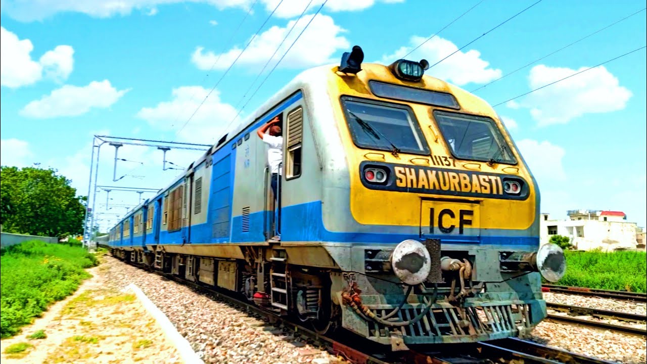COLOURFUL DIESEL MULTIPLE UNIT (DMU) BACK TO BACK RUN || INDIAN ...