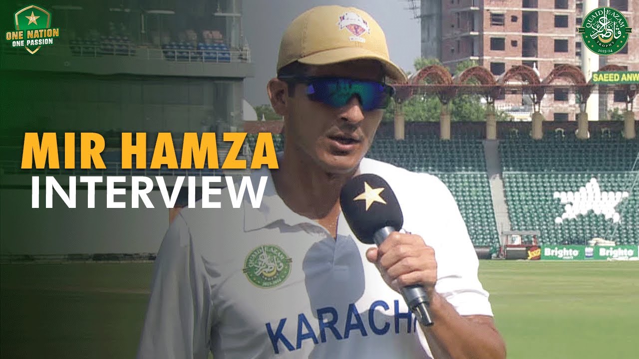 Mir Hamza Interview | Faisalabad vs Karachi Whites | Day 3 | Final | # ...