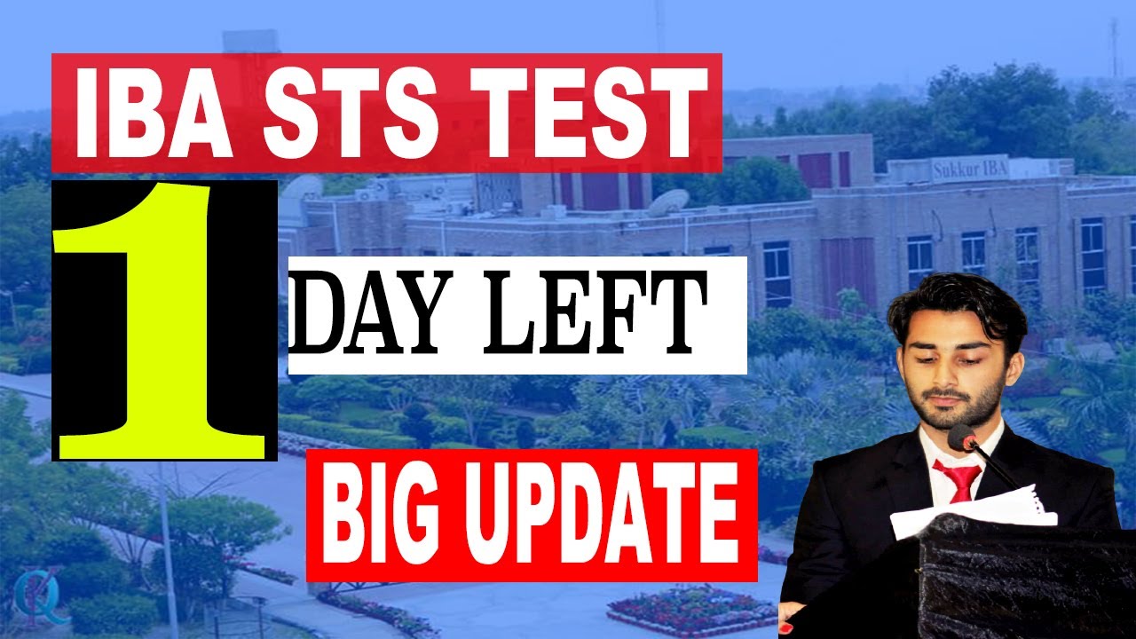 Iba sts test important update - YouTube