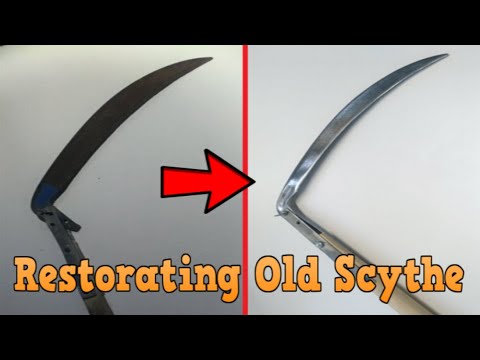 Rusty Scythe Restoration - YouTube