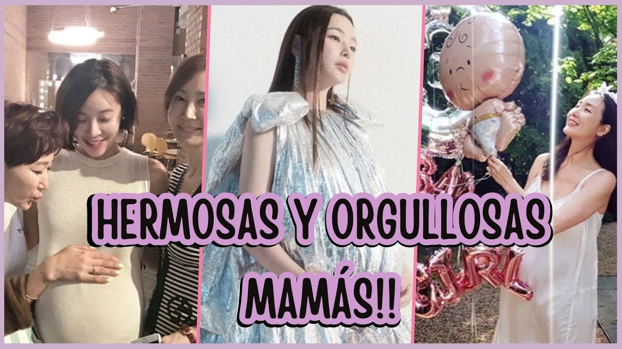 ACTRICES COREANAS QUE SON HERMOSAS Y ORGULLOSAS MAMÁS!! - YouTube