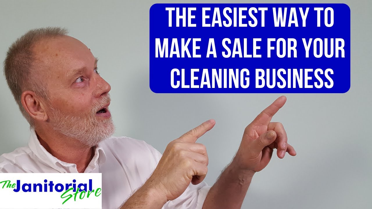 The easiest way to make a sale for your cleaning business - YouTube