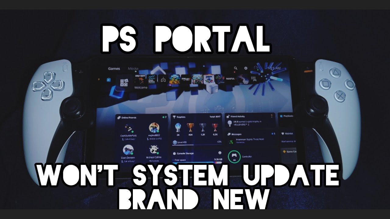 PS Portal Won't Update Out Of Box FIX* (Unboxing+Reaction) - YouTube