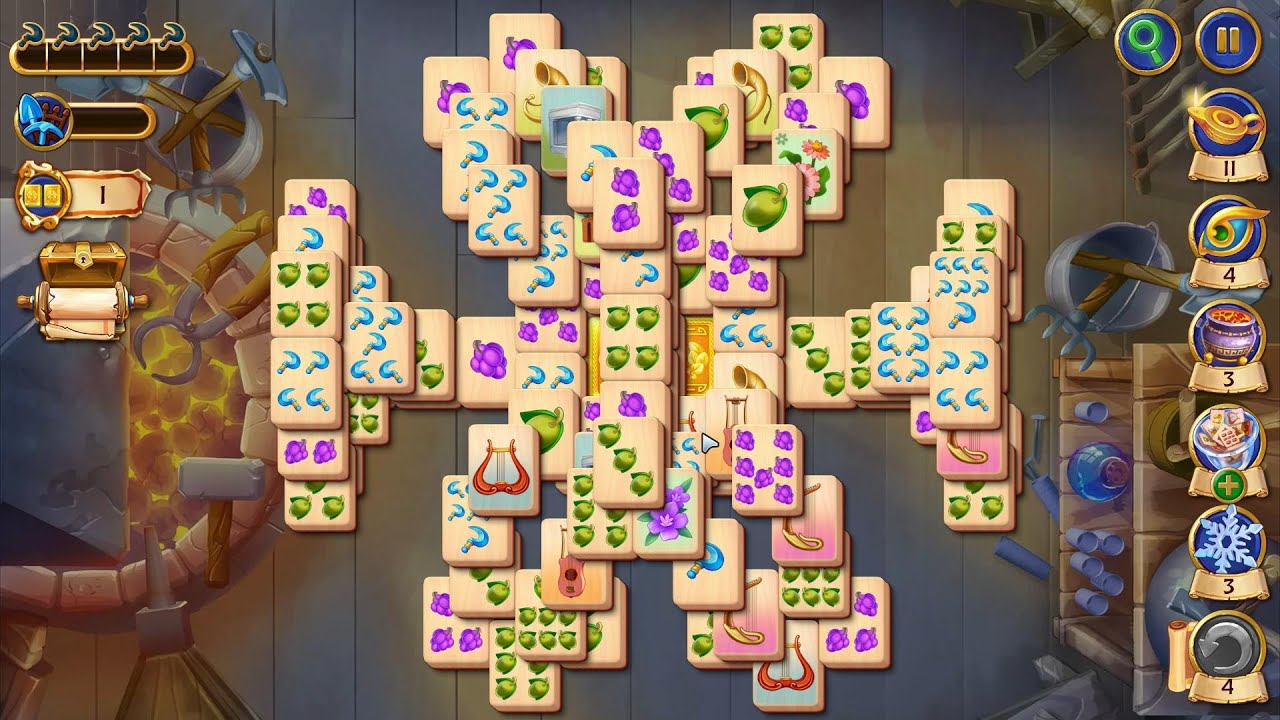 Emperor of Mahjong Tile Matcher Restore a city WORKSHOP 6 - YouTube