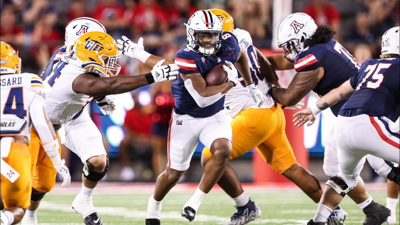 DJ Williams | Running Back | Arizona | 2023 Highlights | 2024 NFL Draft ...