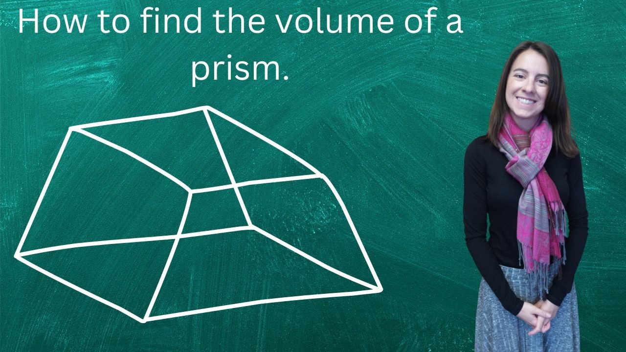 How to find the volume of a prism - YouTube