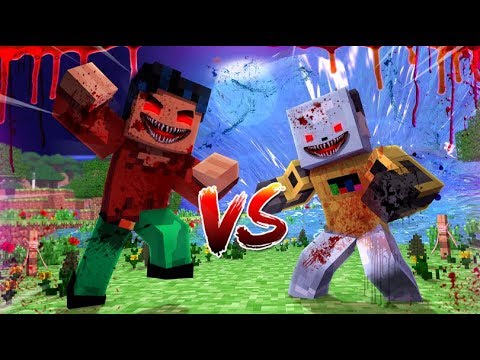 MINECRAFT.EXE Minecraft Steve.exe VS Robot.EXE -Tsunami Challenge - YouTube