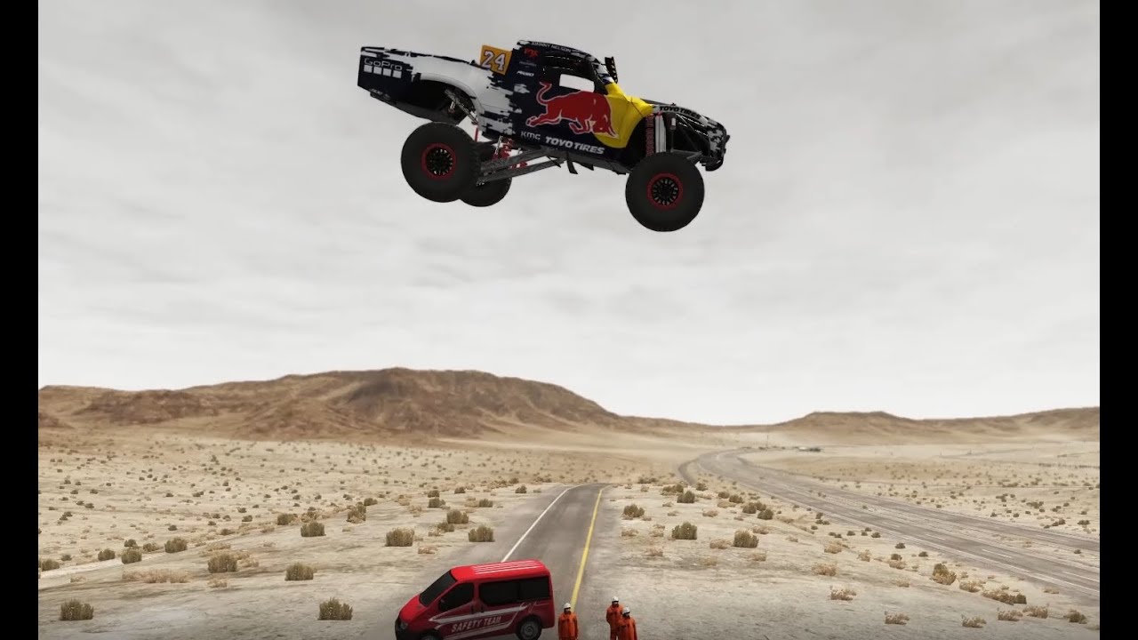 RedBull Mason Motorsports Trophy Truck from the BeamNG Desert Racing ...