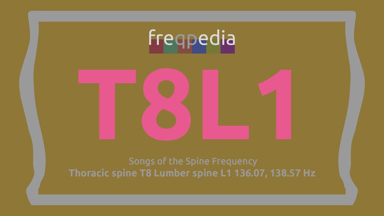 T8 and L1 Spine vibrations healing, Thoracic back pain, Lumber back ...