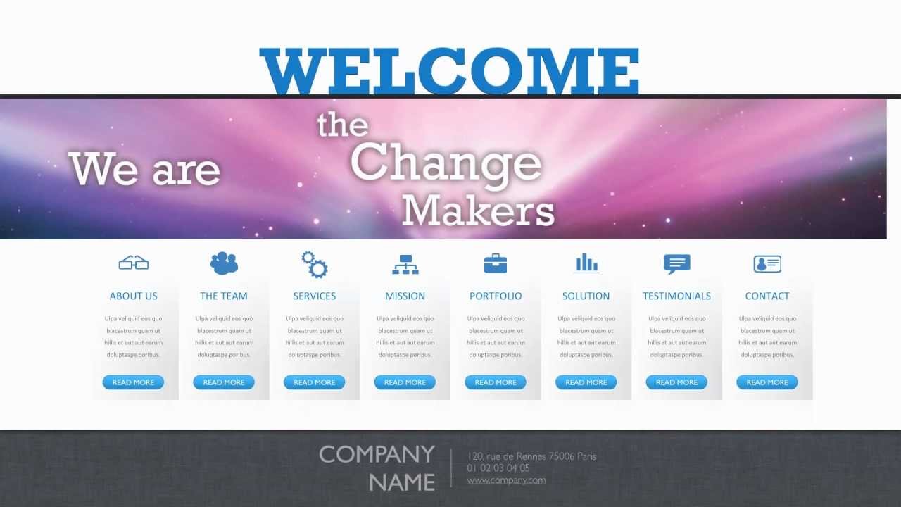 Interactive Menu - Keynote Template Full HD v1.1 - YouTube
