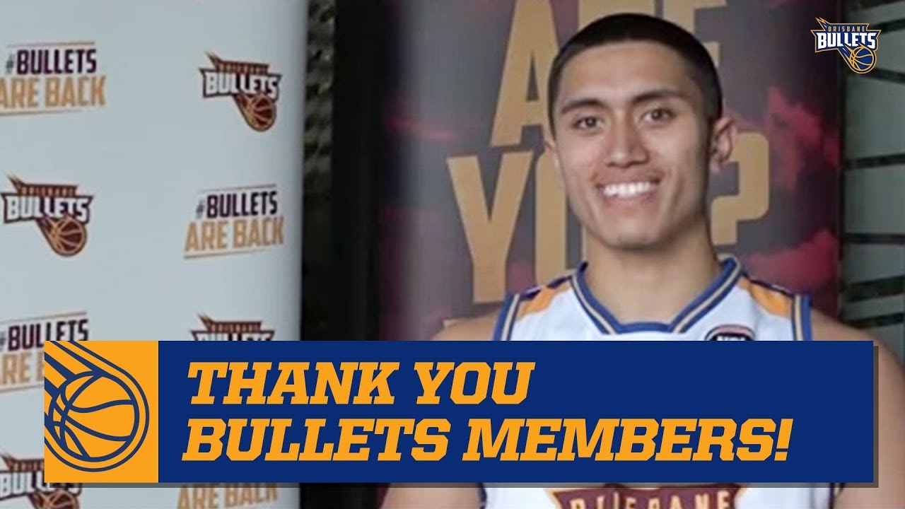 Thank You Brisbane Bullets Members! - YouTube