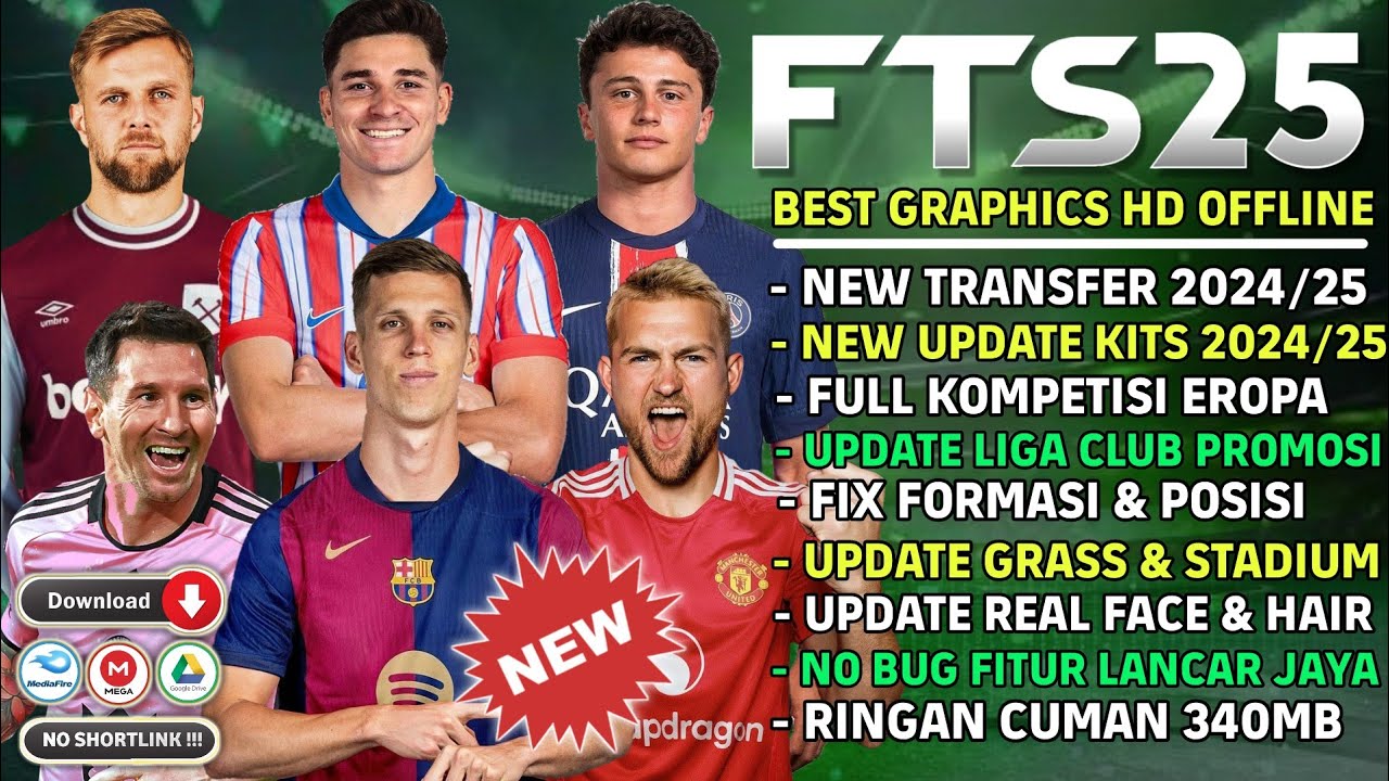 Download FTS 2025 Mobile Graphics HD Real Face New Update Kits & Transfers 2024/25 Android ...
