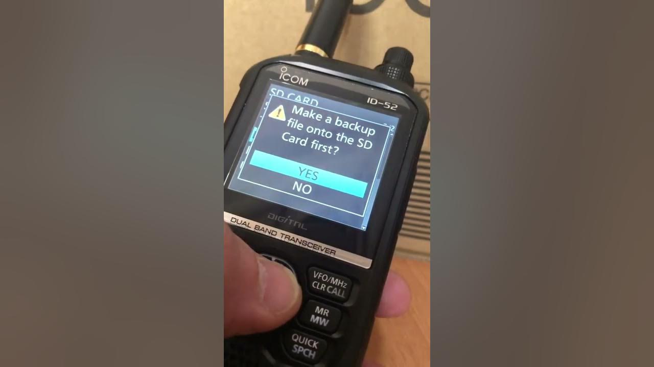 Firmware Update ID-52 ICOM - YouTube