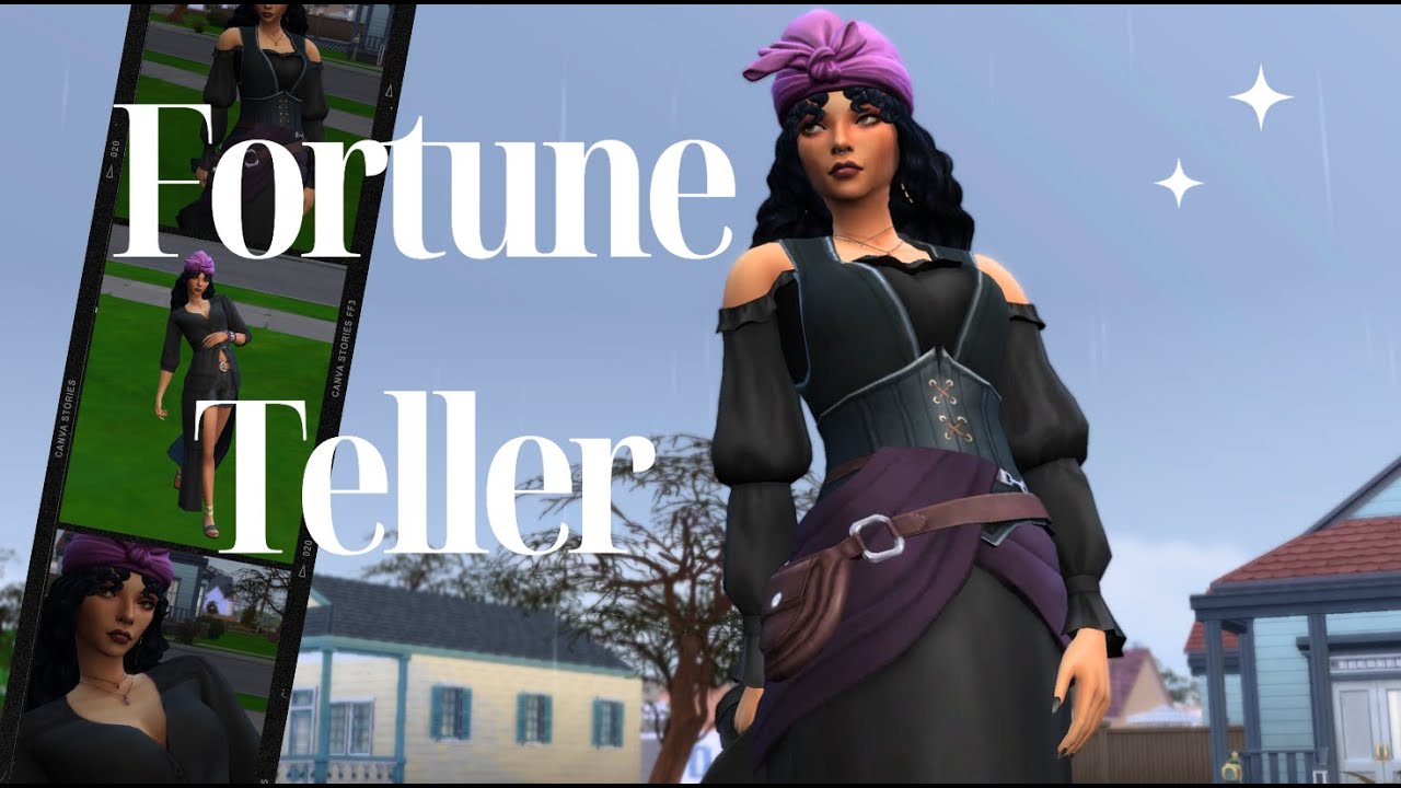 Sims 4 Fortune Teller CAS - YouTube