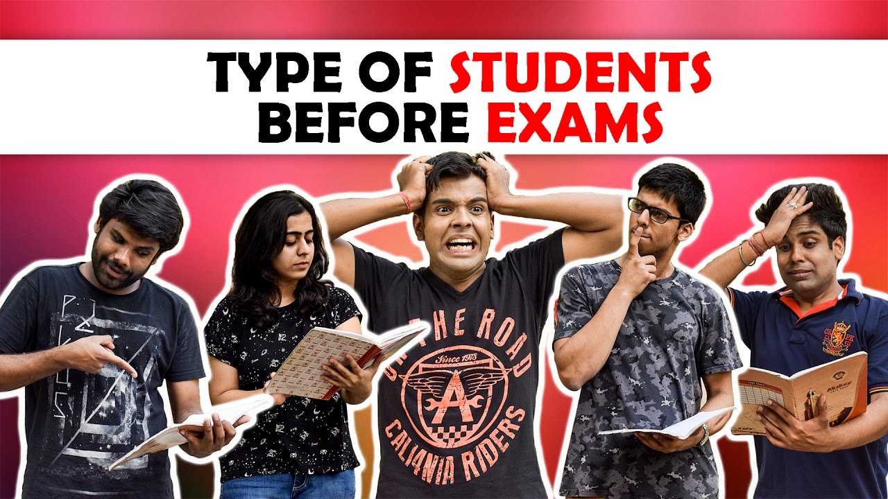 Types of Students Before Exam | The Half-Ticket Shows - YouTube
