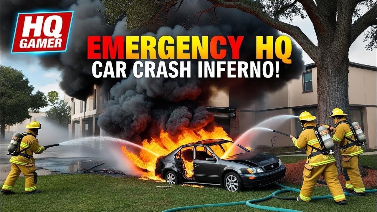 🔥🚒 Emergency HQ: Car Crash Inferno – Save the Trapped Driver Before It ...