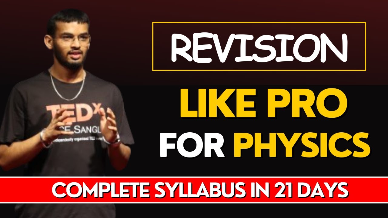 Revise Like A Pro 🎯!! | Physics | MHT- CET 2024 | Abhijeet Gorhe - YouTube
