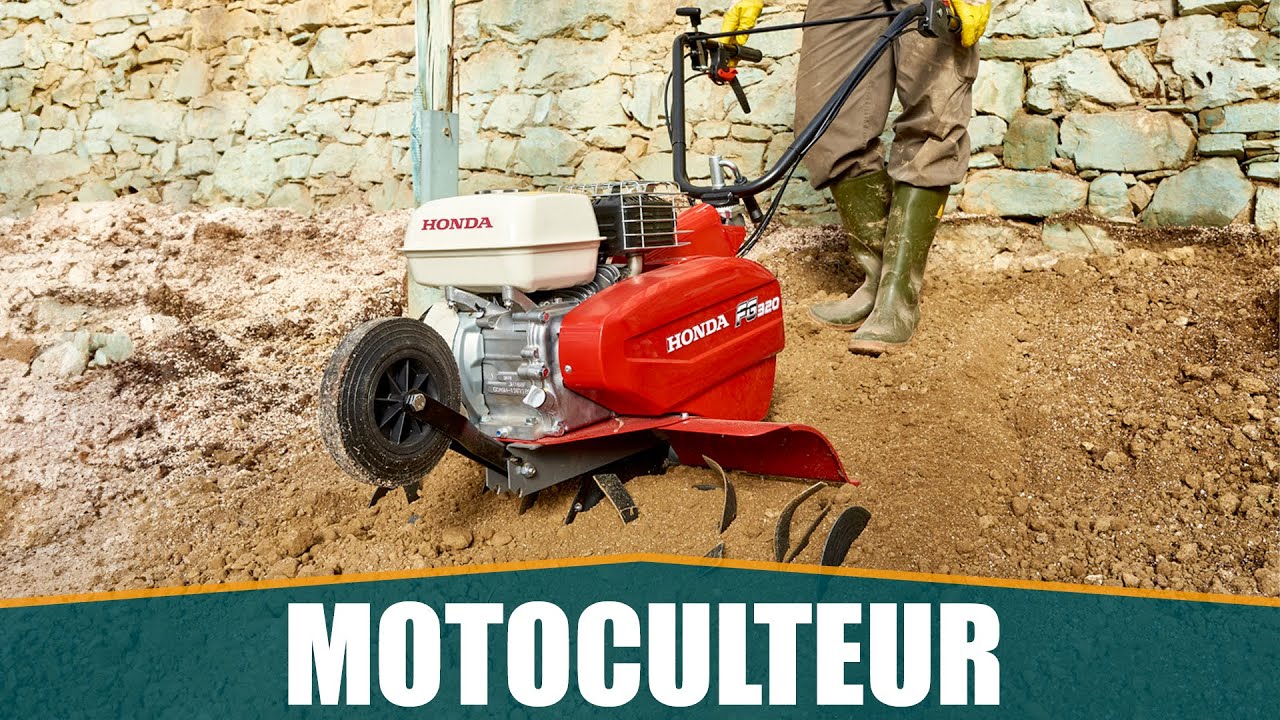LE MEILLEUR MOTOCULTEUR - Honda FG 320 - YouTube