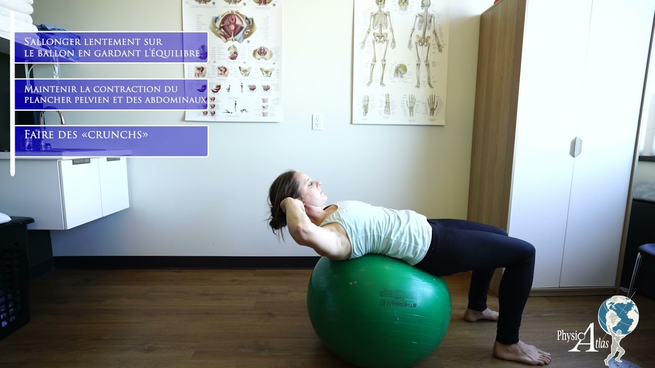 Exercice De Réadaptation Périnéal Renforcement «crunch En