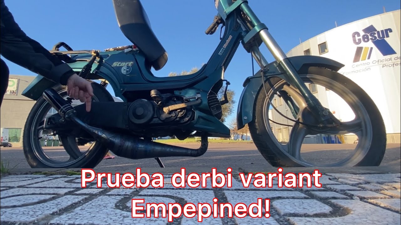 Preparación derbi variant 5º capítulo. Escape voca, caja láminas ...