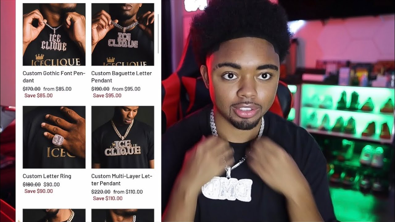 ICECLIQUE CUSTOM PENDANT UNBOXING - YouTube