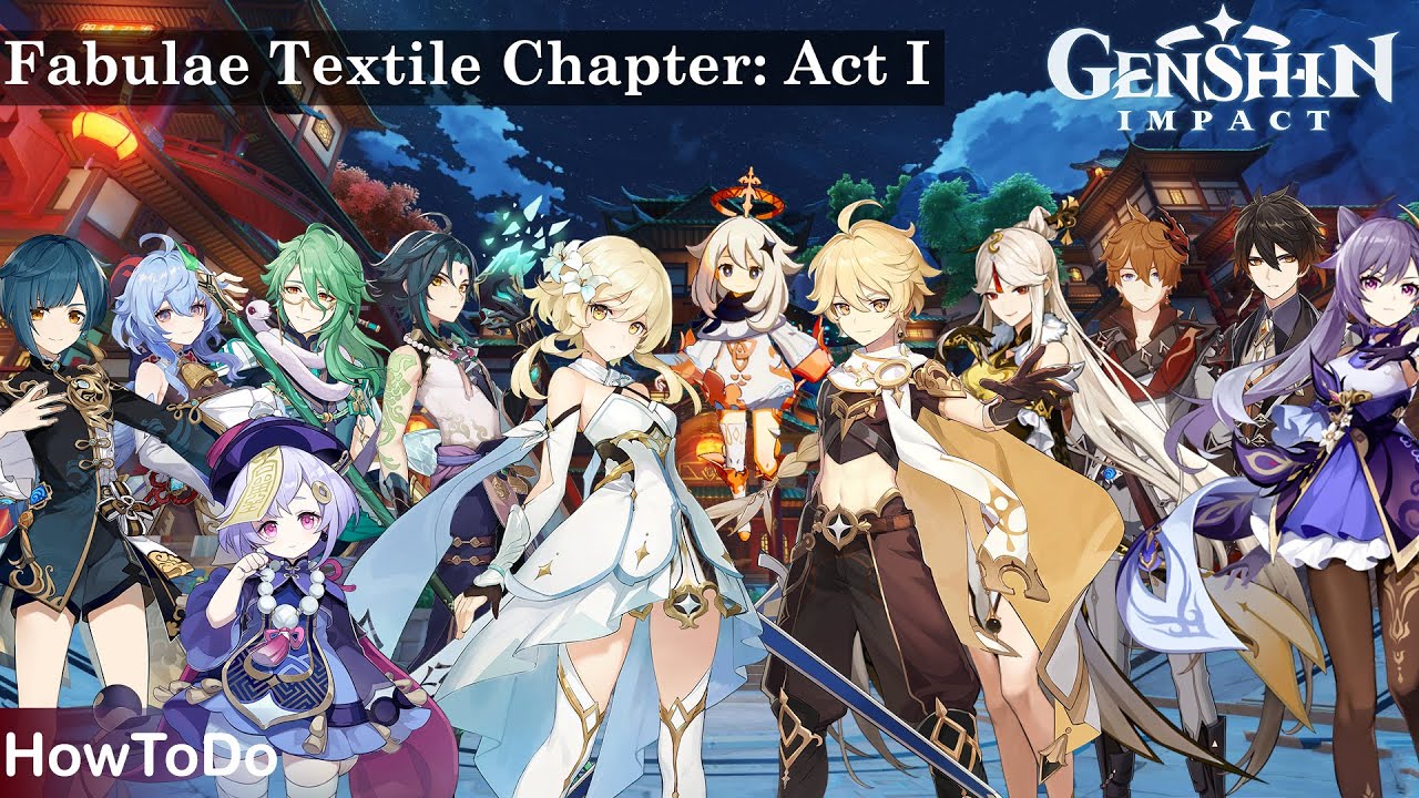 Fabulae Textile Chapter Act 1 - Bookworm Swordsman | Genshin Impact ...