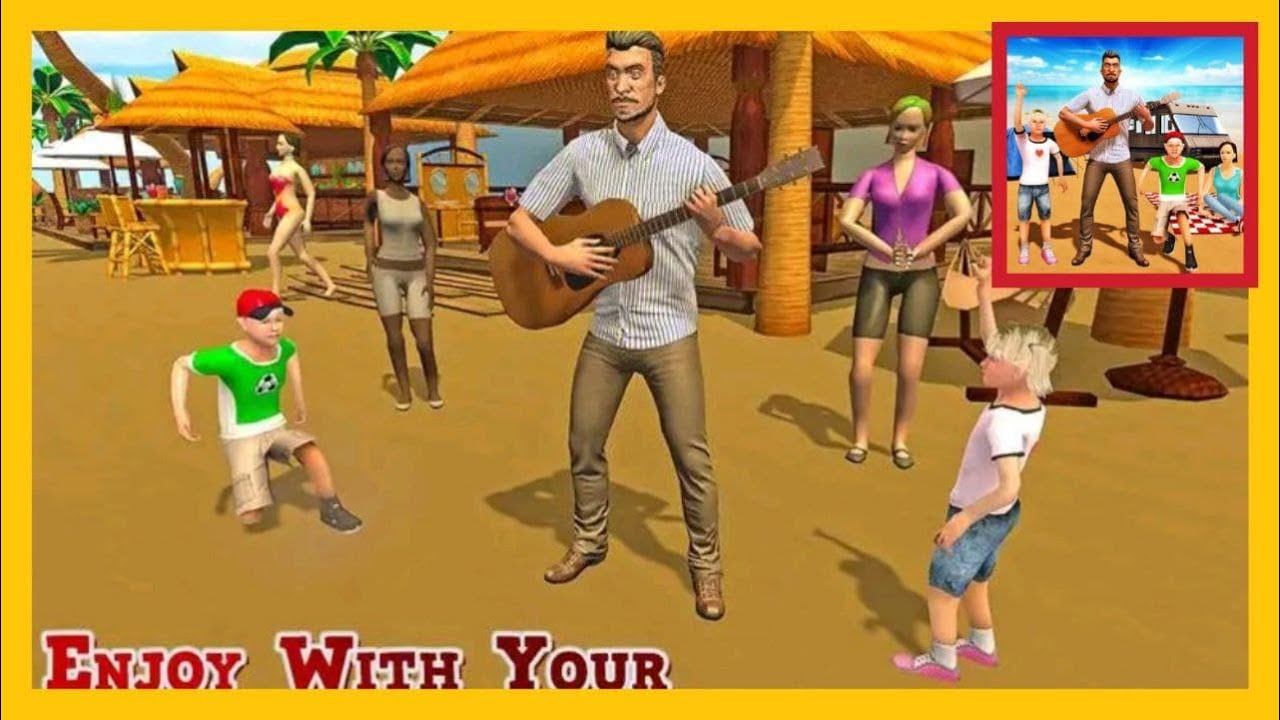 Virtual Happy Family Holiday Camping game - YouTube