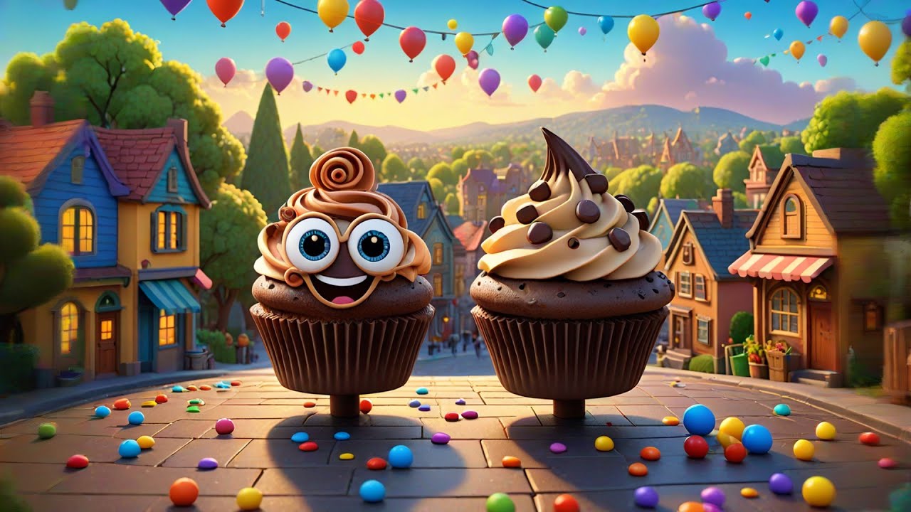 The Singing Cupcake Parade | Fun Food Song for Kids | Sweet and Silly ...