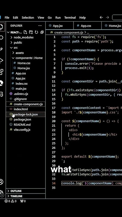 #1 React JS HACK to Create Components Fast | Beginner React Tutorial ...