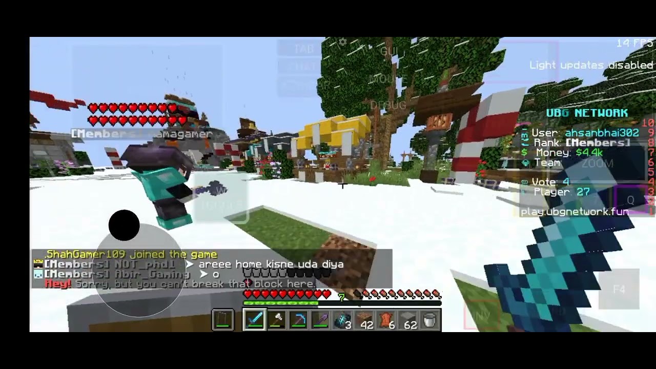 minecraft best server no lag UBG network @UltraBittuGamerz 😓 - YouTube