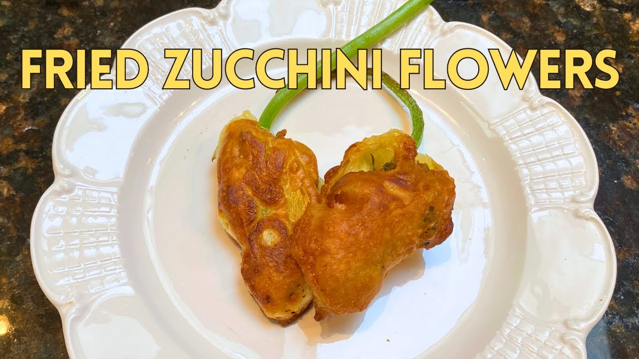 Easy Fried Zucchini Flowers - YouTube