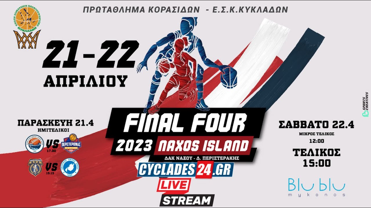 ΑΟ Άνδρου - ΑΟ Πάρου (2ος ημιτελικός | Final4 Κορασίδων) - YouTube