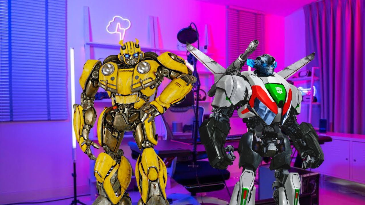Bumblebee And Wheeljack Stop Motnin Youtube