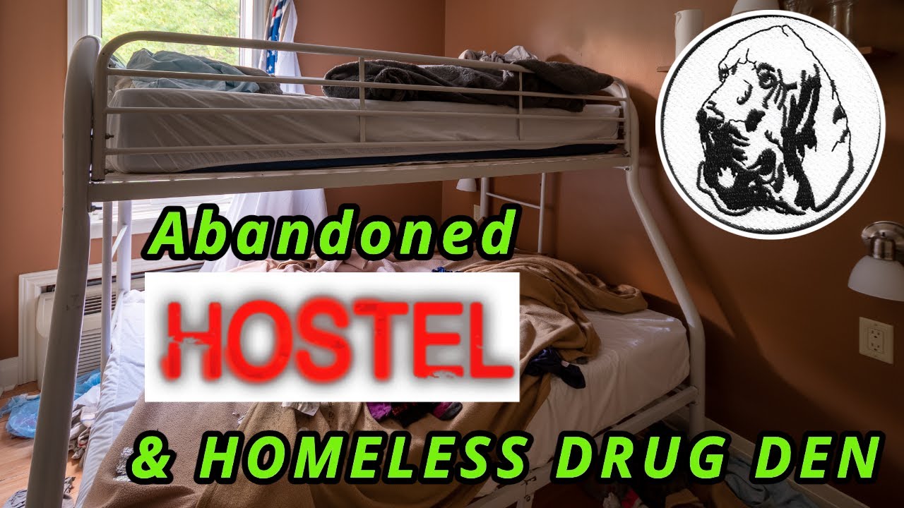 We Found an Abandoned Youth Hostel and Homeless Drug Den - YouTube