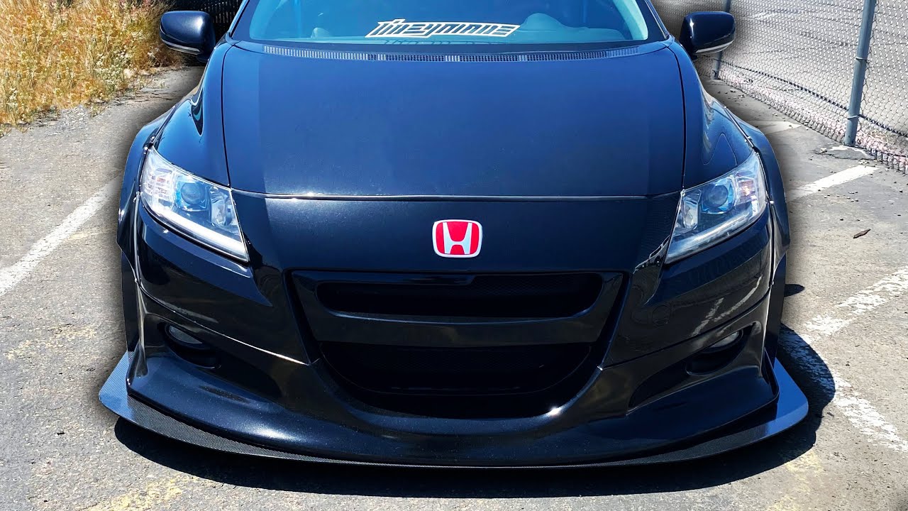 THE LAST piece of the J's racing widebody CRZ FRONT END! - YouTube